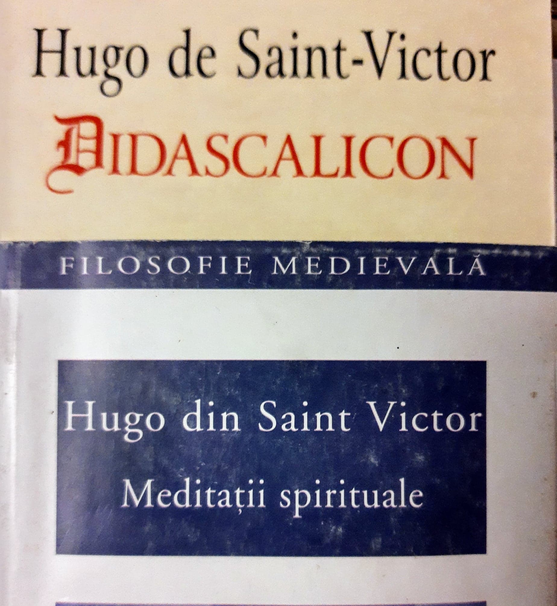 Meditație despre meditația lui Hugo de Saint Victor asupra meditației ...